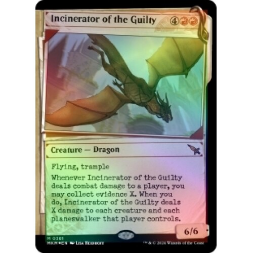 FOIL INCINERATOR OF THE GUILTY (SHOWCASE)(INVISIBLE INK) Murders At ...