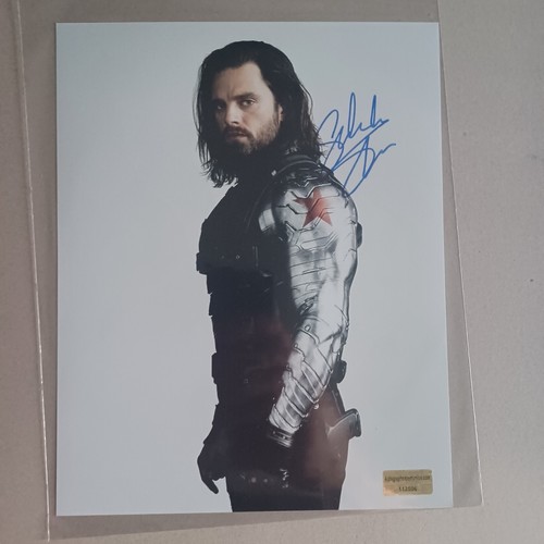 SEBASTIAN STAN AUTOGRAPHED SIGNED CAPTAIN AMERICA WINTER SOLDIER 8X10 ...