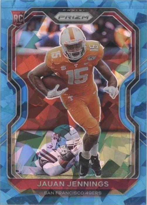 2020 Panini Prizm - Rookie Jauan Jennings #304 Blue Ice Prizm /99 (RC ...