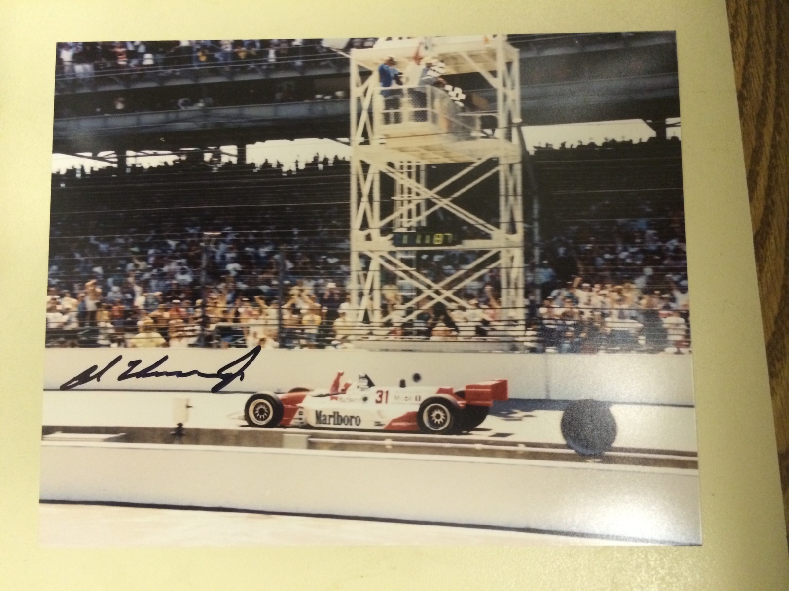 Al Unser Jr Indy 500 Signed 8 X 10 Photo Indianapolis 1994 Winner ...