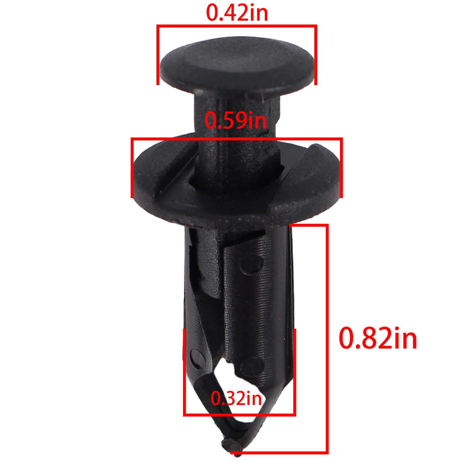 Polaris 7661855 Plastic Fender Clip Body Rivet RZR Ranger 1000 900 850 ...