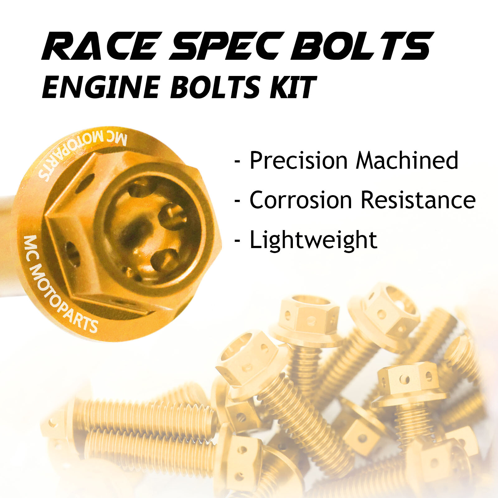 For Kawasaki Ninja?? ZX-10R 04-05 Engine Bolts Screw Kit Set GOLD | eBay