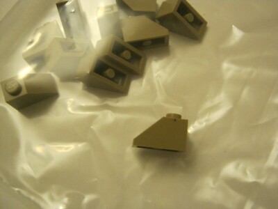 Lego x23 Dark Tan 1x2 Sloped 45 Degree Castle Bricks #3040 (028-49) | eBay