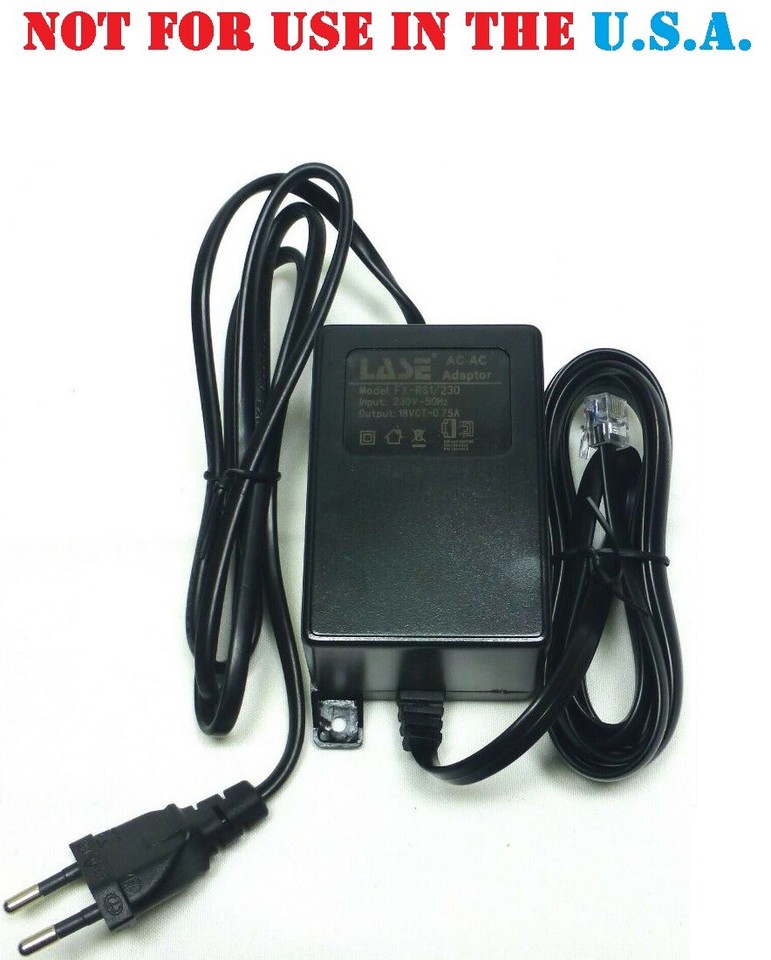 Replacement 220V Power Supply RANE RS-1 for Rane Products AC22B,MP24Z ...