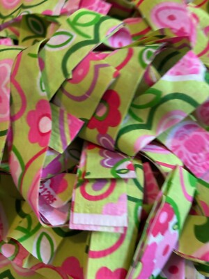 Rag Rug Yarn Precut Fabric Strips Amish Knot Braided Crochet Toothbrush ...