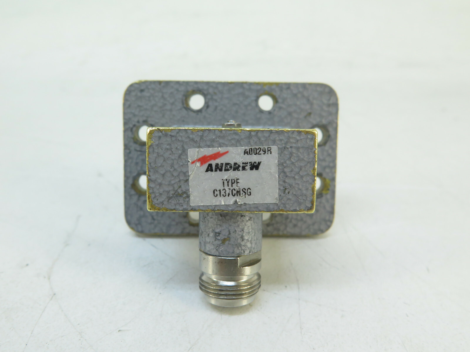 Andrew C137CNSG - Waveguide to Coaxial Transition, Type-N, 5.85-8.20 ...