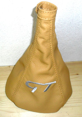 Alfa Romeo GT Gear Shift Boot Genuine Leather Brown | eBay UK