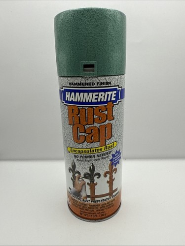 [ 1 Can ] Hammerite Hammered Finish Rust Cap Spray Paint 12 Oz - Mid ...