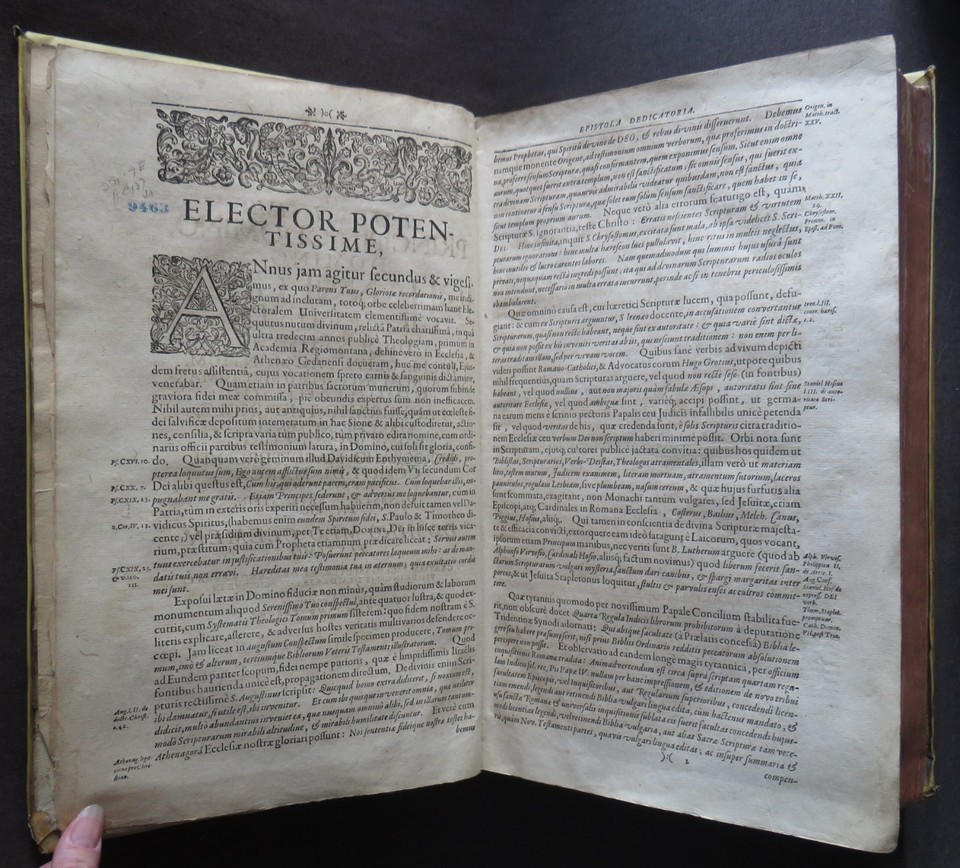 ABRAHAM CALOV ~1672~ BIBLIA TESTAM VETERIS ILLUSTRATA 3v BIBLE Luther ...