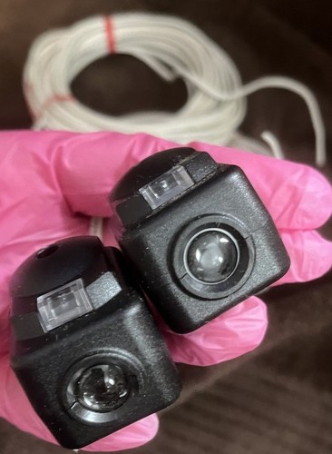 Qty: 2 Garage Door Opener Safety Sensor Kit, Wire, & Clips | eBay