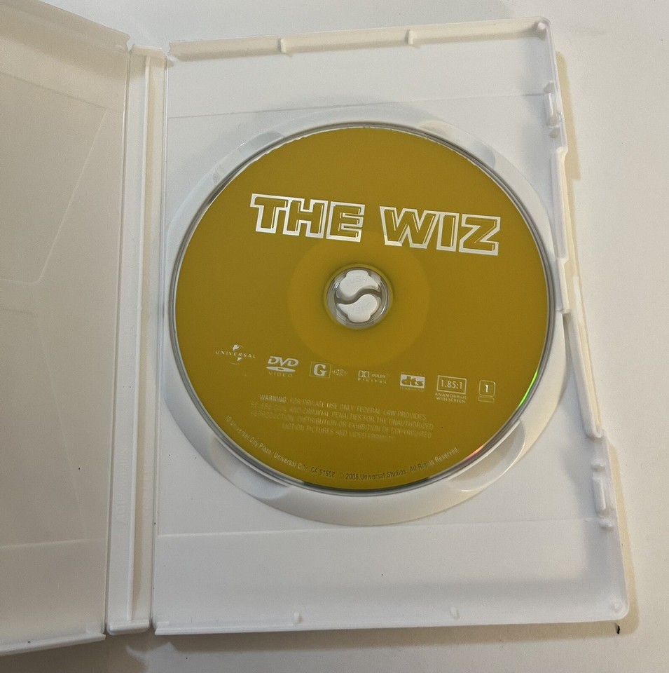 The Wiz (DVD) Diana Ross Michael Jackson Very Good Condition Free ...