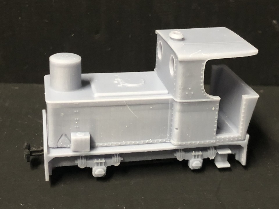 OO9/009 100 HP Sentinel Steam (Fry) Locomotive fits the Kato chassis 11 ...