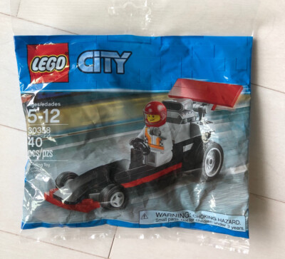 LEGO 30358 City Dragster Polybag w/Racecar Driver Minifig New Sealed | eBay