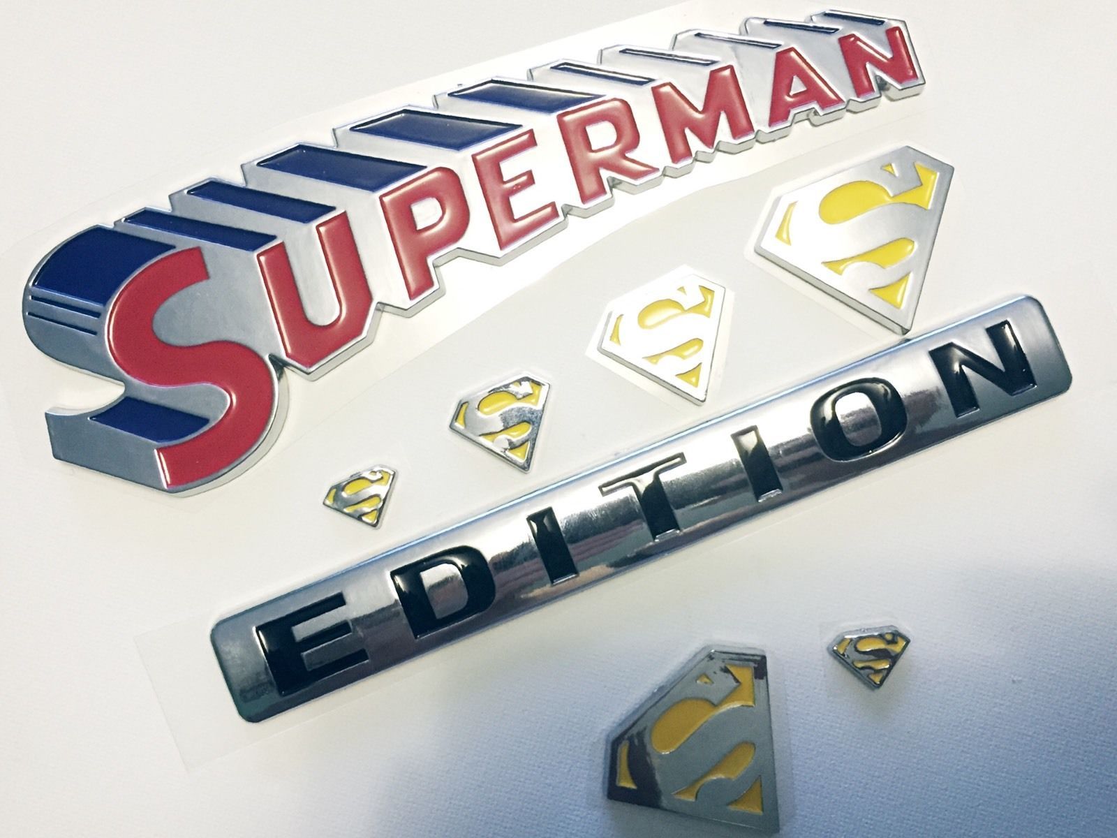SUPERMAN Edition Emblem * Hero Car TRUCK SUV Badge Ornament DECAL FITS ...