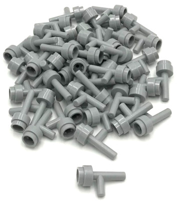 Lego 50 New Light Bluish Gray Minifigure Utensil Space Gun Torch Pieces ...