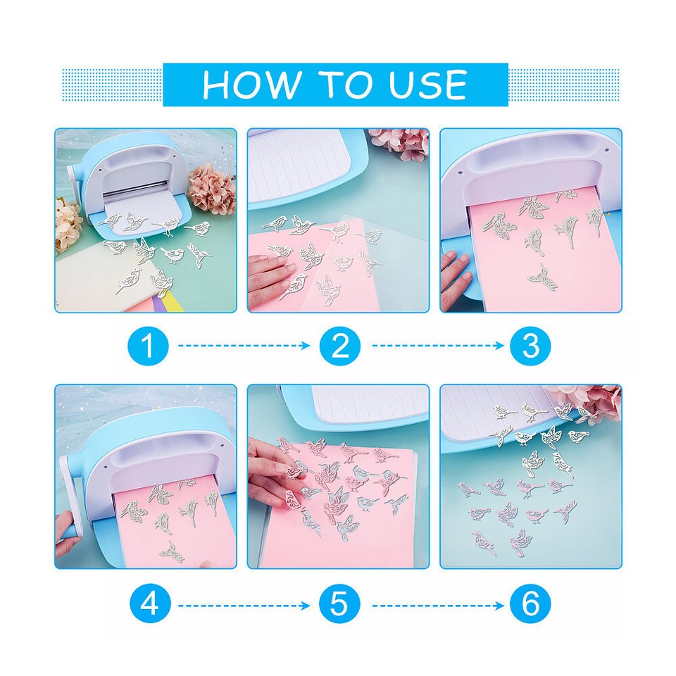 1Set 10Pcs 10 Style Carbon Steel Cutting Dies Stencils for DIY ...