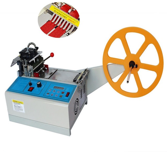 TECHTONGDA 220v Hot and Cold Automatic Tape Cutting Machine Belt Cutter ...
