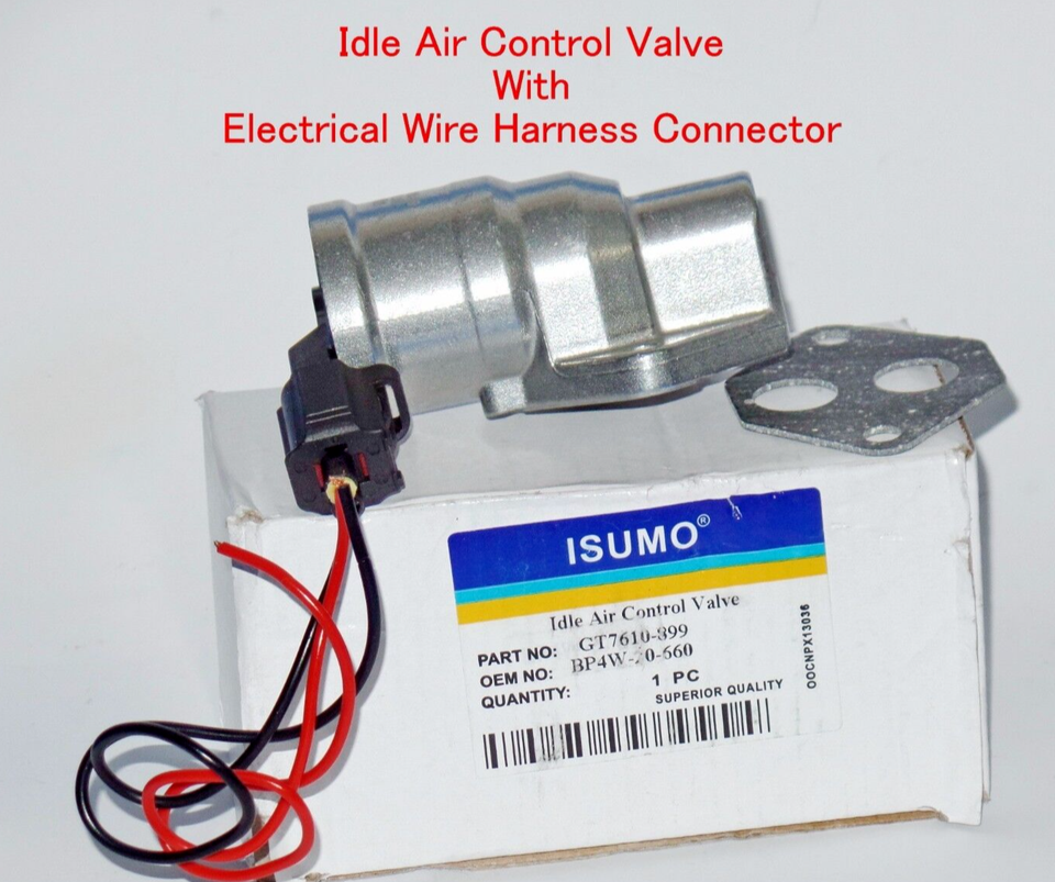 Idle Air Control Valve W/Gasket & Connector Fit Mazda MX5 Miata 00-06.1 ...