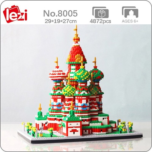 Lezi 8005 World Architecture Saint Basil's Cathedral Blocks Bricks ...