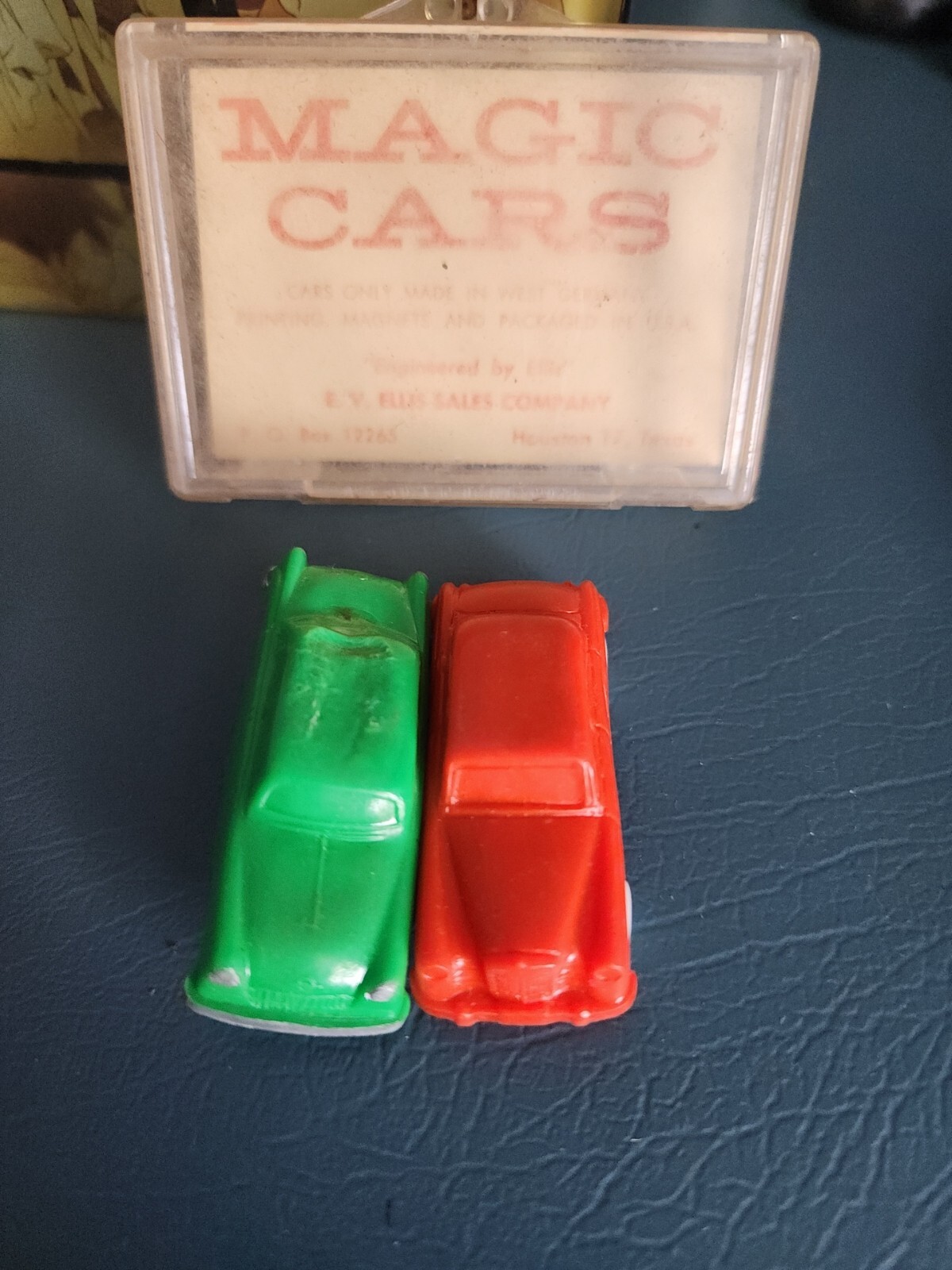 2 Vintage Plastic Toy Cars Magic Cars Ellis Sales Made in West Germany ...