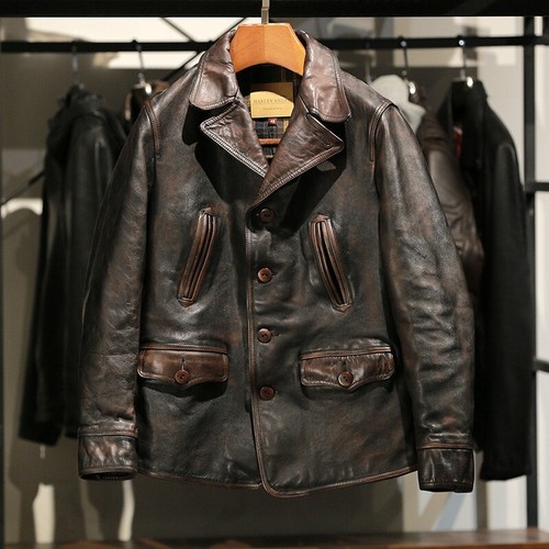 Vintage Style Handmade Handcrafted Horsehide Tea Core Leather ...