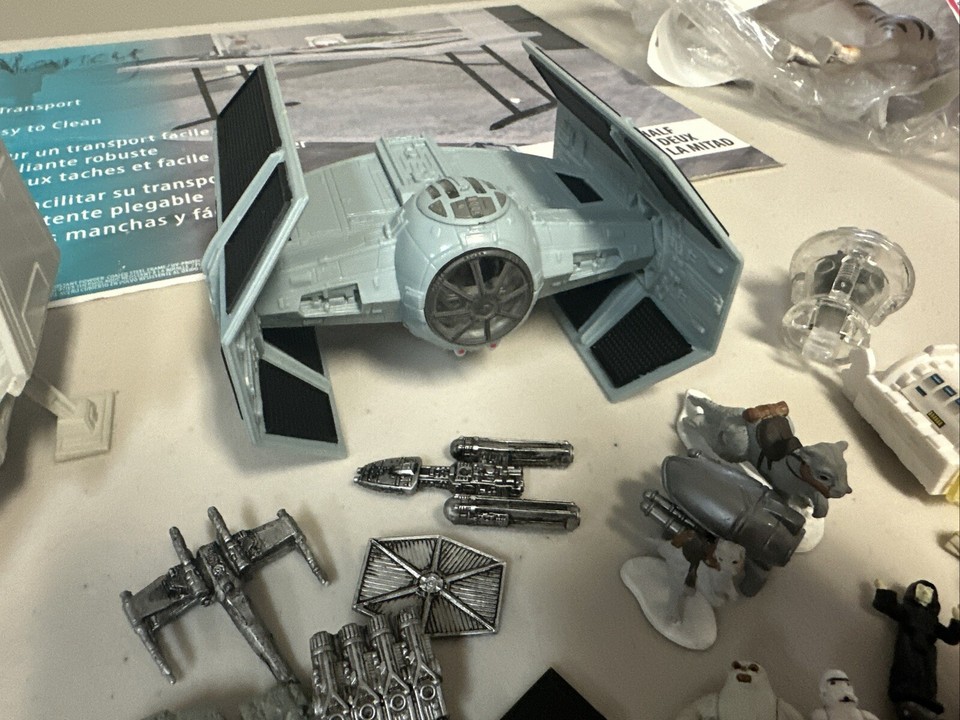 Darth Vader's TIE Fighter Micro Machines Star Wars Action Fleet 1995 ...