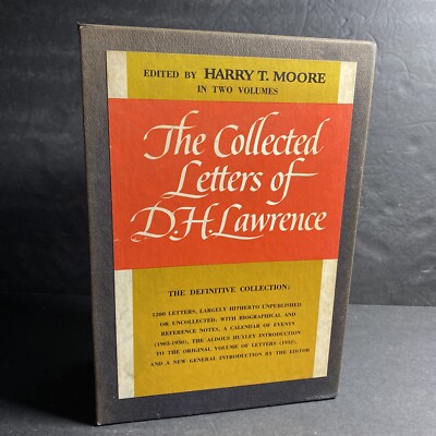 Literary History: Collected Letters of D.H. Lawrence 1962 2 Volume Box ...
