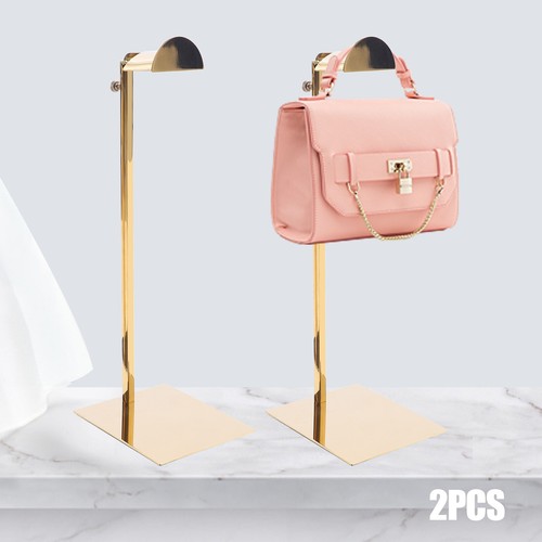 2x Handbag Display Stand Holder Hanging Bag Rack Display for Retail ...