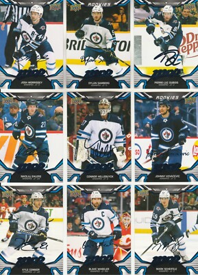(10) 2022-23 Upper Deck MVP Blue Script Winnipeg Jets (Team Set w/SP's ...