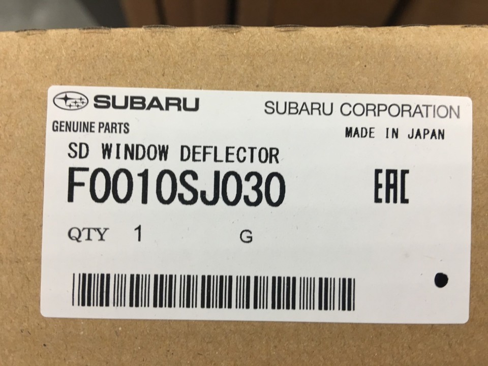 2019-2024 Subaru Forester Side Window Deflectors Vent Visors F0010SJ030 ...