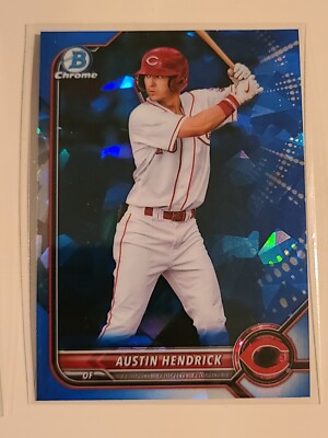 2022 Bowman Draft Sapphire Austin Hendrick #BDC-61 Prospect Reds | eBay
