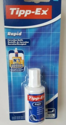 2 X Tipp-Ex Correction Kit Fluid Bottle Correction Business White Tipex ...