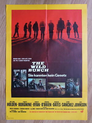 Sam Peckinpah THE WILD BUNCH - rare German 1-sheet poster 1969 - William Holden | eBay