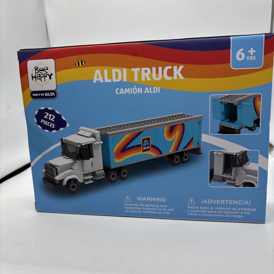 Aldi Grocery Truck Toy Model 212 Pieces Compatible with/ Brick Toy ...