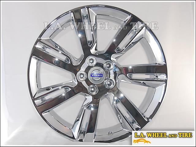 SET OF 4 CHROME 18" VOLVO S60 / 60 SERIES SLEIPNER OEM FACTORY WHEELS ...