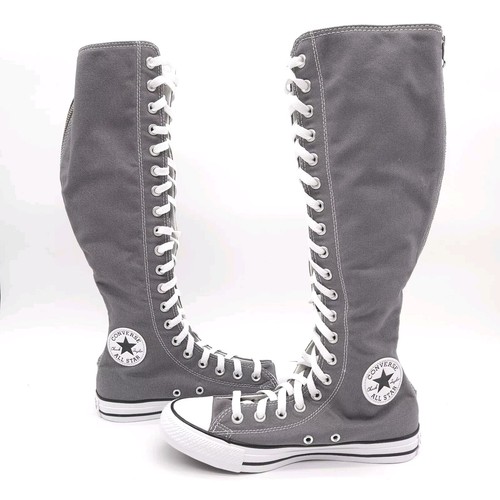 Converse (Womens 8) Chuck Taylor All Star XXHI Gray Knee High Sneaker ...