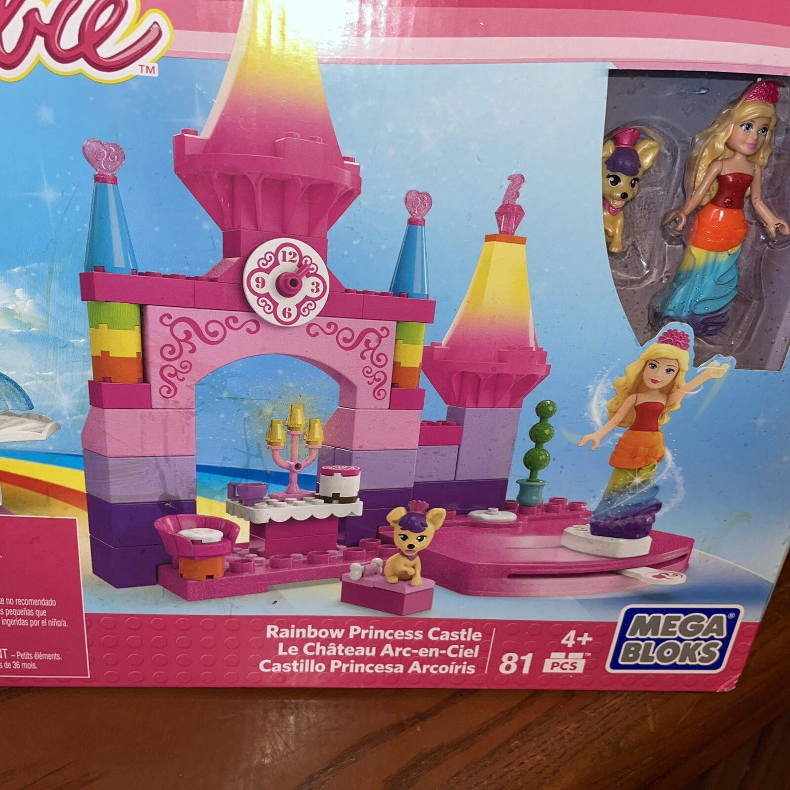 Mega Bloks Barbie Rainbow Princess Castle | eBay