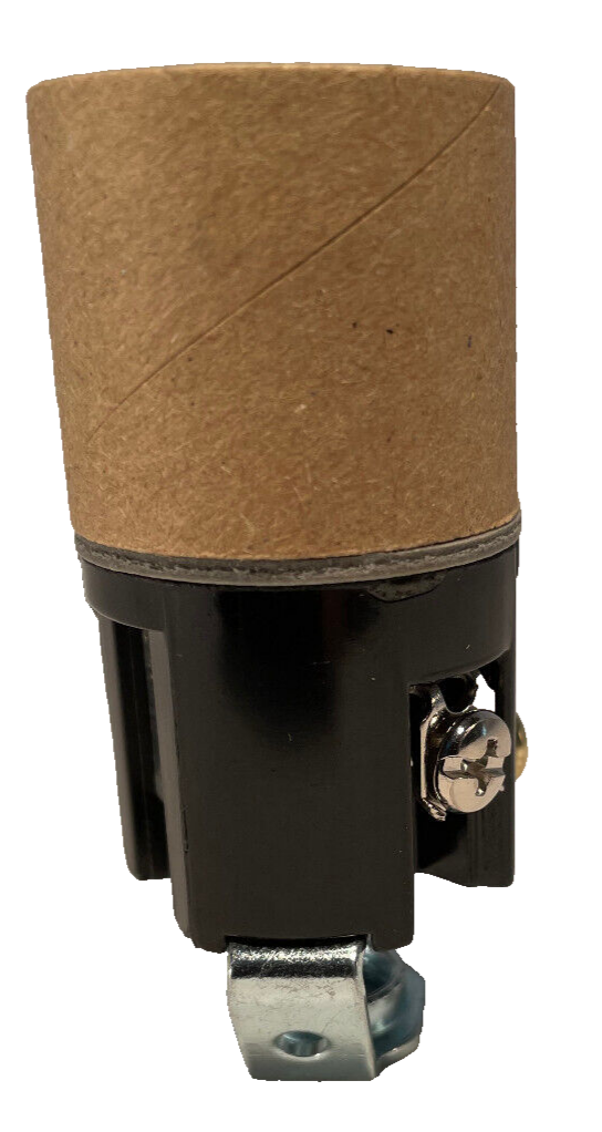 Leviton 3 Way 1/8"IP Hickey Turn Knob Lamp Interior Light Socket *Free ...