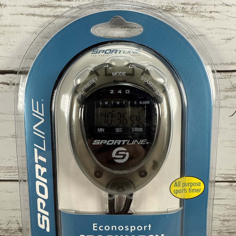 Sportline Econosport 240 Stopwatch New in Package Track Coach Timer ...