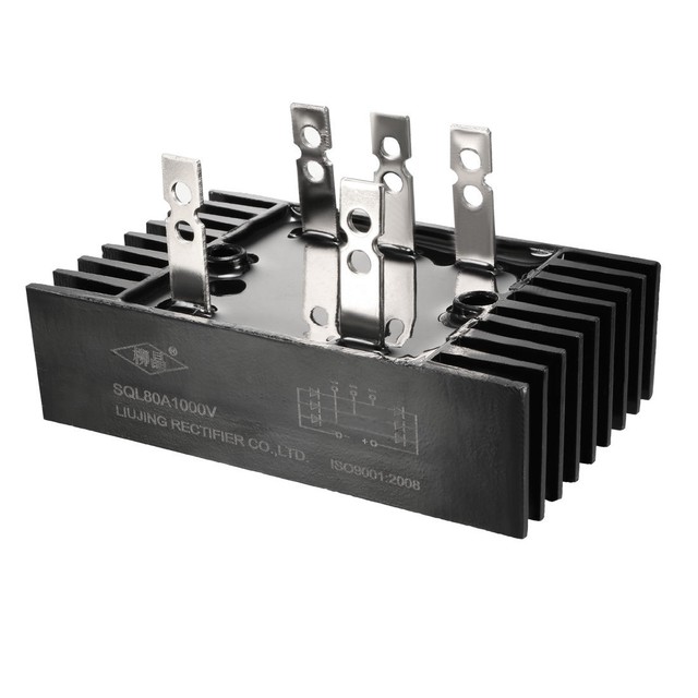 SQL80A1000V 5 Terminals Three Phase Power Bridge Rectifier Diode Mold ...