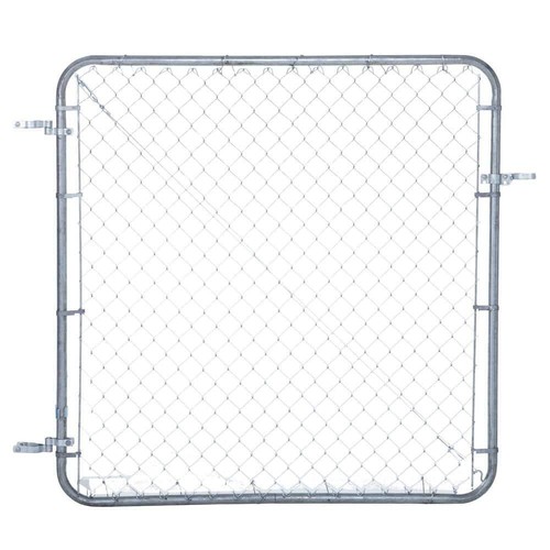 Fit-Right Chain Link Fence Gate Kit 6'H x 6'W Frame Adjustable ...