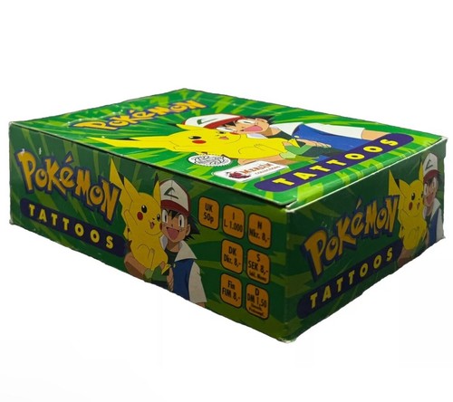 1999 Topps Merlin Pokémon Tattoo Box - 50 Packs | eBay