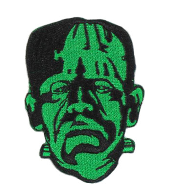 Rock Rebel Universal Monsters Frankenstein Head Karloff Patch UM17-PATCH-FRANKHD | eBay