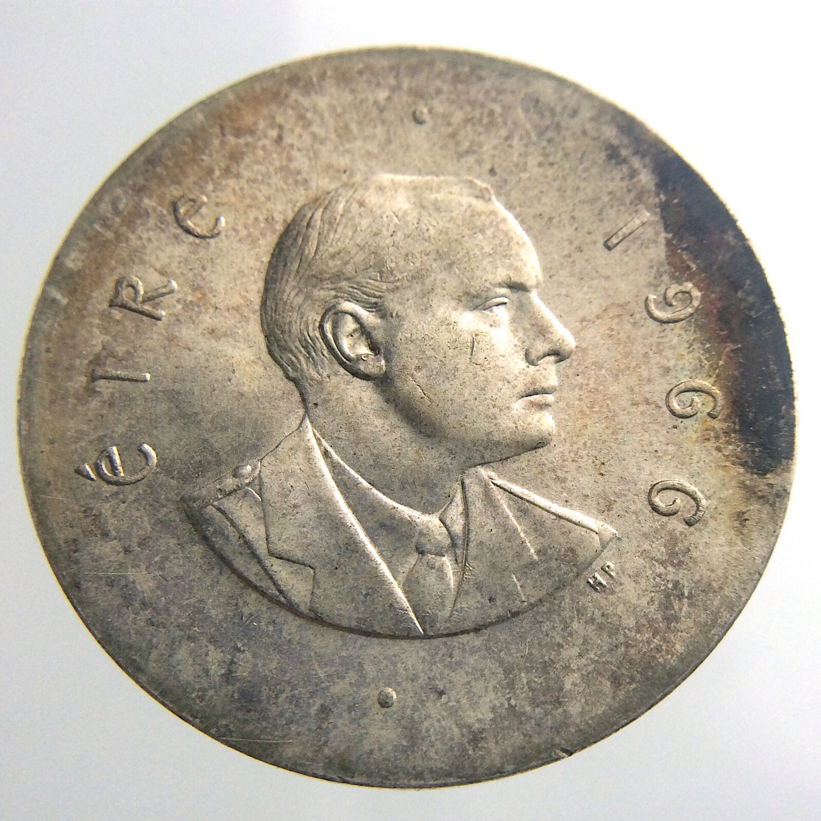 1966 Ireland 10 Shilling Silver Brilliant Uncirculated Easter Rising ...