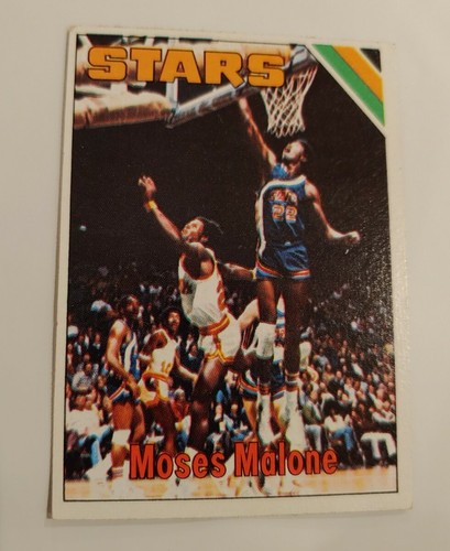 1975 Topps Basketball Card #254 Moses Malone Stars EX RC Rookie | eBay