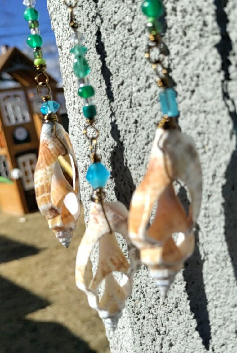 Beach Mobile Porch Colorful Sun Catcher Hostess Gift Indoor Outdoor ...