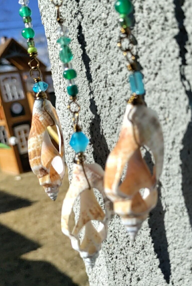 Beach Mobile Porch Colorful Sun Catcher Hostess Gift Indoor Outdoor ...