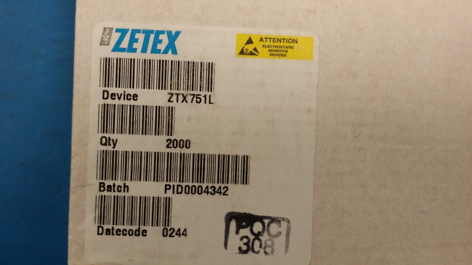 (10 PCS) ZTX751L ZETEX Trans GP BJT PNP 60V 2A 3-Pin E-Line TO-92-3 | eBay
