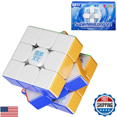CuberShop Moyu Super WeiLong V2 3x3 20-M Ball Core MagLev (UV Coated ...