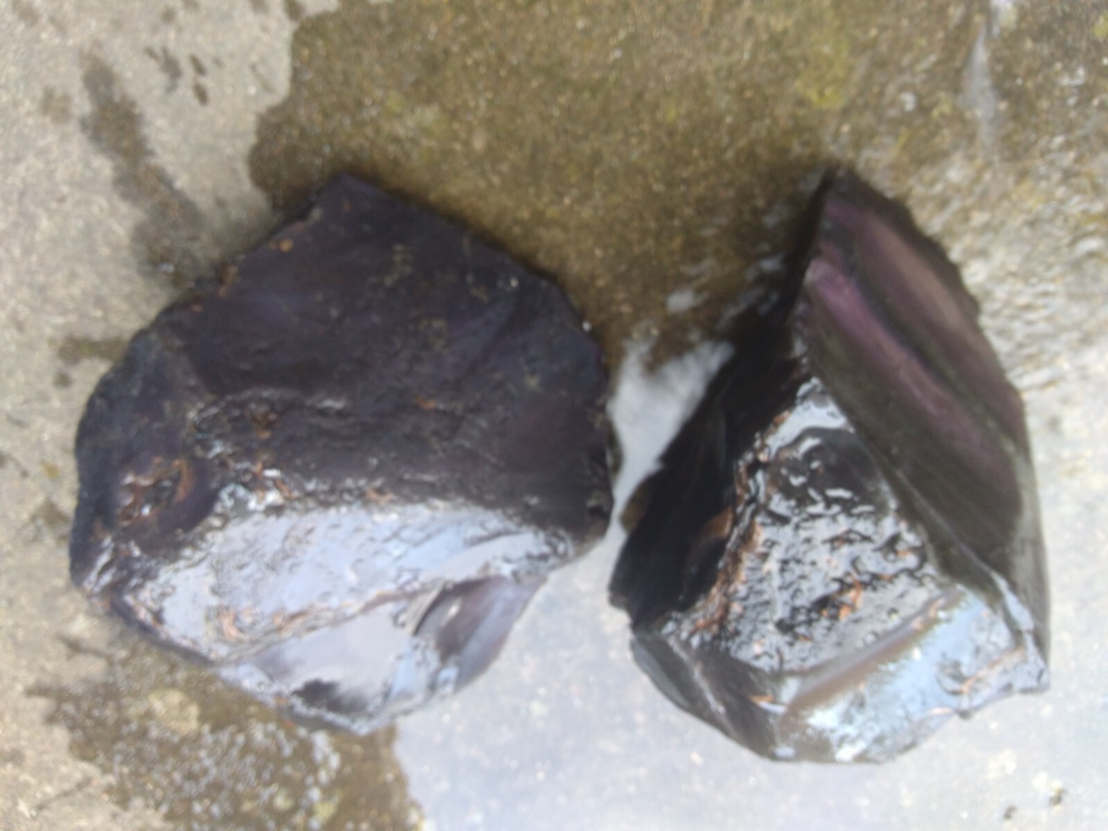 Premium Purple Sheen Rainbow Obsidian Rough.- Over 10 lbs. total weight ...